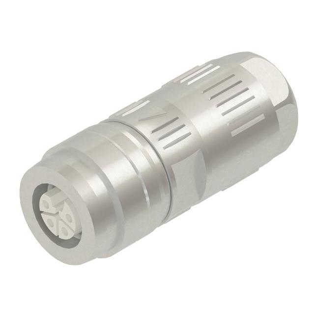 M12 L-CODE PUSHPULL 4+FE PIN FEM 21038962520 Harting製｜電子部品・半導体通販のマルツ