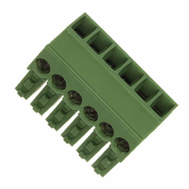 TERM BLOCK PLUG 6POS 3.50MM 284506-6 AMP Connectors / TE Connectivity製 ...