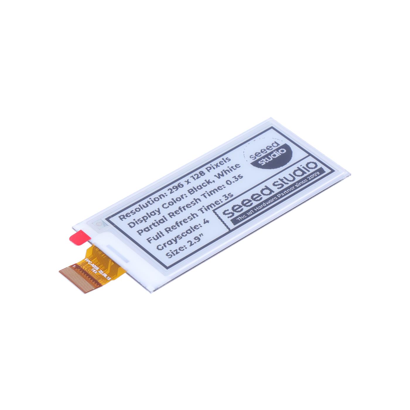 2.9 MONOCHROME ELINK EPAPER DISP 104990853 SeeedStudio製｜電子部品・半導体通販のマルツ