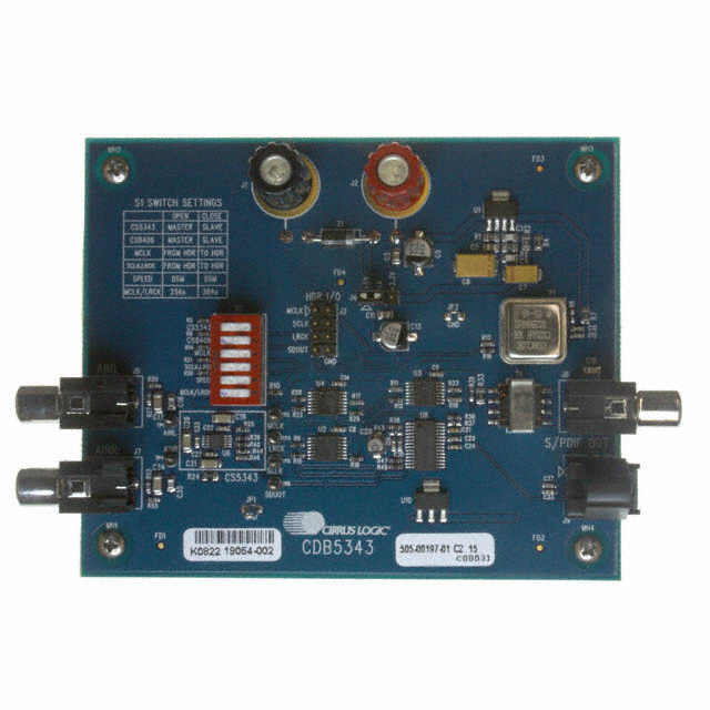 EVAL BOARD FOR CS5343 CDB5343 Cirrus Logic製｜電子部品・半導体通販のマルツ