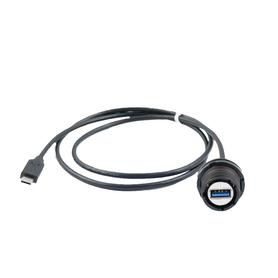 USBC HOST TO USBA DEV ADAPT RED 32240N100 Amphenol PCD製｜電子部品・半導体通販のマルツ