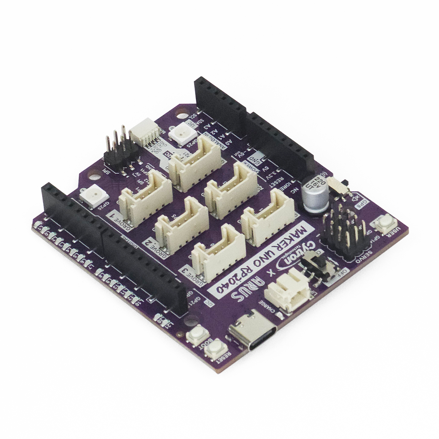 MAKER UNO RP2040 MAKER-UNO-RP2040 Cytron Technologies Sdn Bhd製｜電子部品・半導体 ...