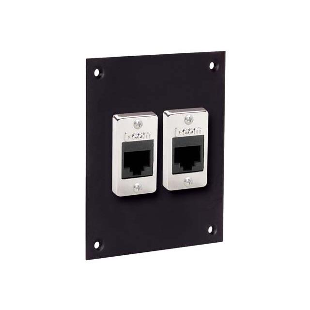 USP SUB-PNL/2 CAT6 CPLR BLK USP2ECF-C6B L-COM製｜電子部品・半導体通販のマルツ