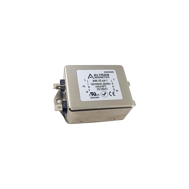 LINE FILTER 250VAC 20A CHASS MNT AMI-22B-20-1 Altran Magnetics LLC製｜電子 ...