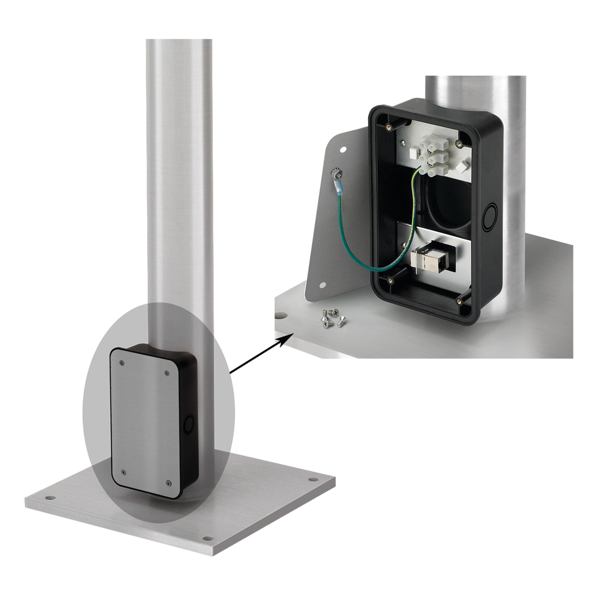 VERT. ARM FLOORPOST STAINLESS FLOORPOSTSS Hoffman Enclosures Inc.製｜電子部品 ...