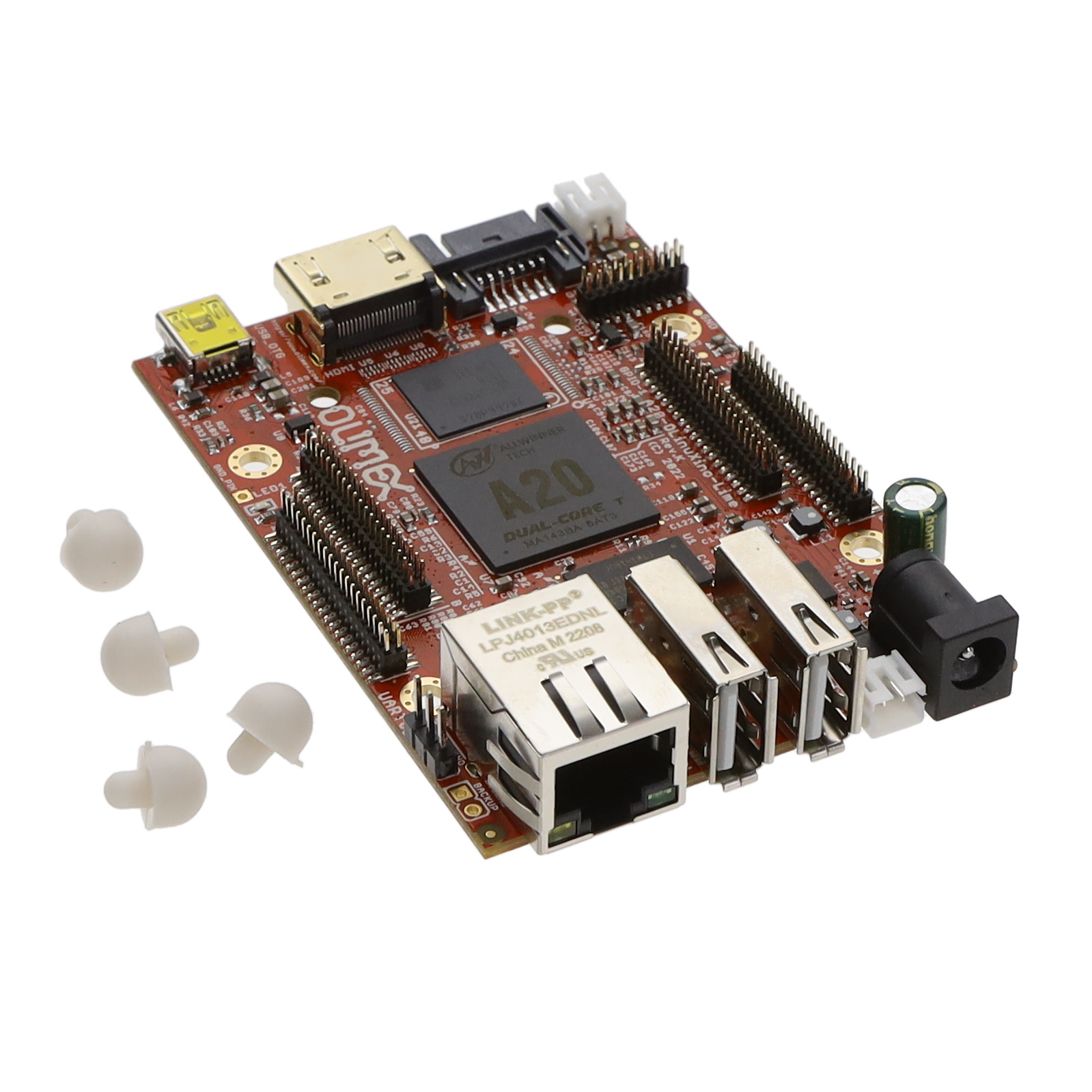 SBC 1.0GHZ 2 CORE 512MB RAM A20-OLINUXINO-LIME-E16GS16M Olimex LTD製｜電子 ...