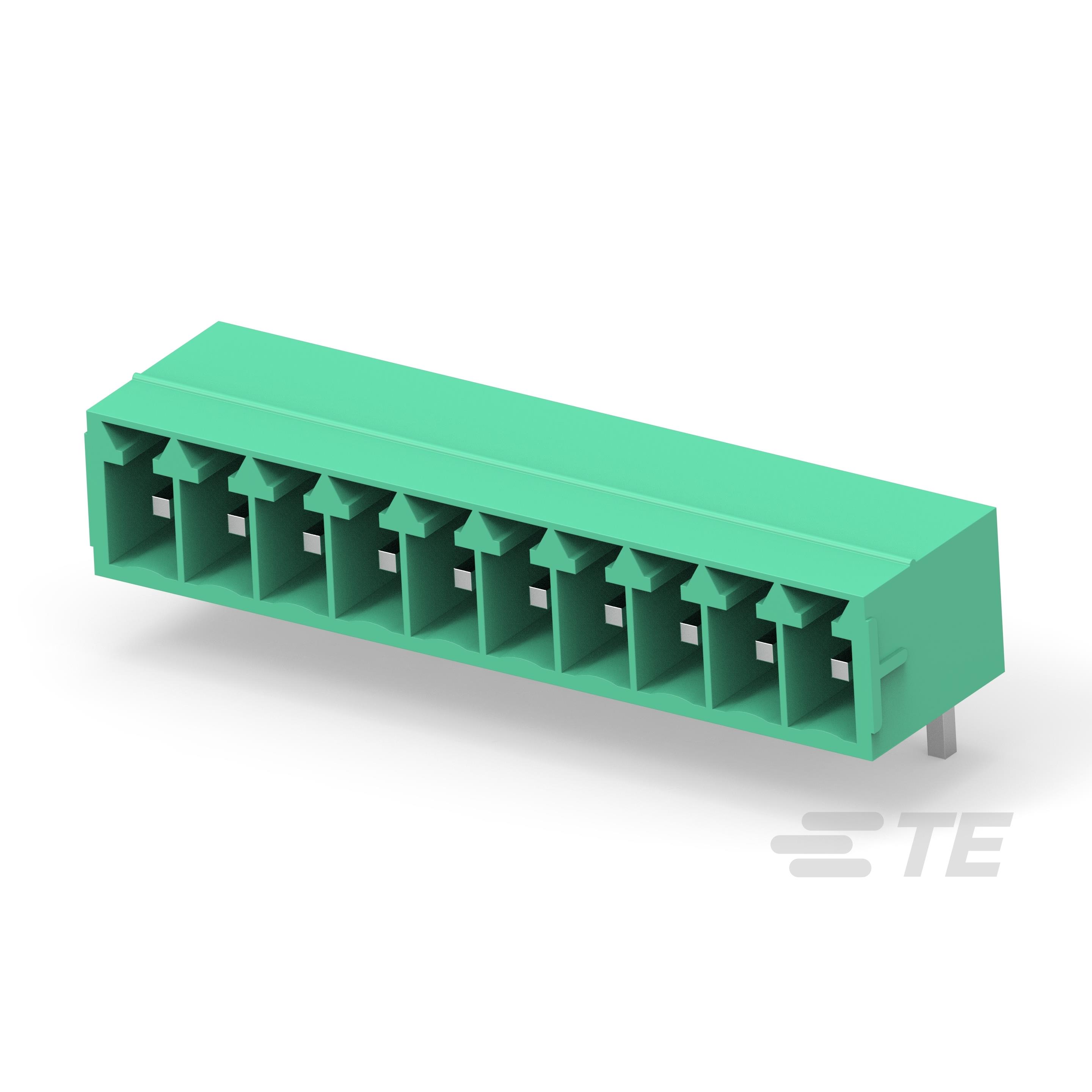 TERM BLOCK HDR 10POS 3.50MM 1-2842478-0 AMP Connectors / TE ...