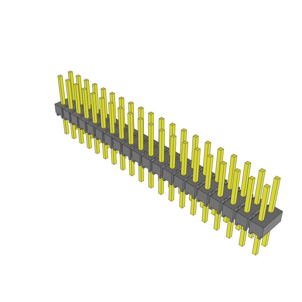 CONN HEADER VERT 40POS 2.54MM HMTSW-120-08-G-D-250 Samtec Inc.製｜電子部品 ...