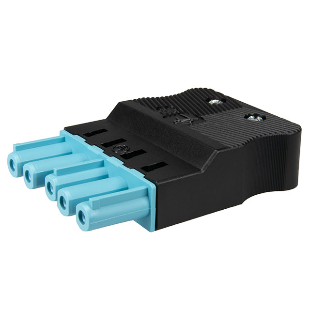 CONN RCPT 5POS SCREW W/STRAIN AC 166 GBUF/515 PB ZEL SW Adels-Contact製 ...