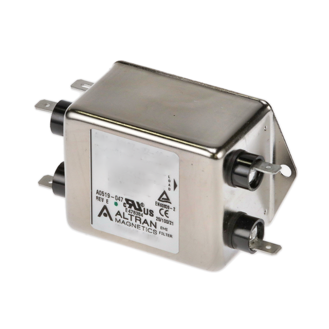 LINE FILTER 250VAC 6A CHASSIS AMI-M12Z-1-6-B Altran Magnetics LLC製｜電子部品 ...