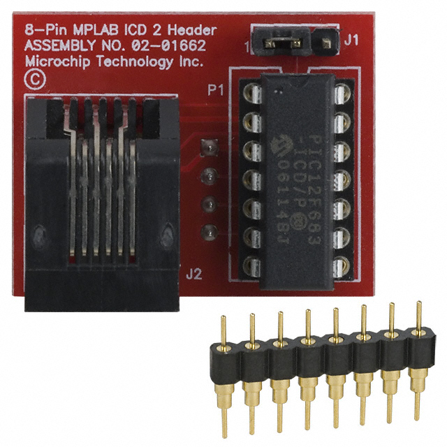 HEADER MPLAB ICD2 FOR PIC12F683 AC162058 Microchip製｜電子部品・半導体通販のマルツ