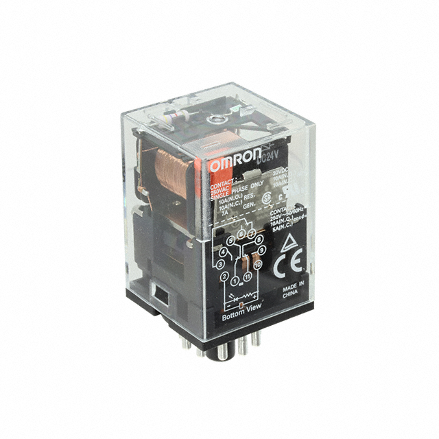 RELAY GEN PURPOSE 3PDT 10A 24V MKS3PN1 DC24 OMRON製｜電子部品・半導体通販のマルツ