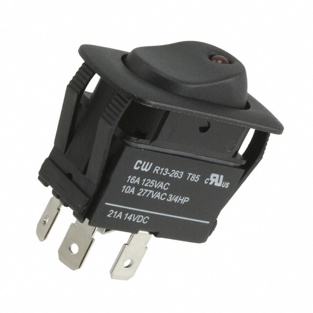 SWITCH ROCKER SPST 16A 125V GRB263A101RN1D CW Industries製｜電子部品・半導体通販のマルツ