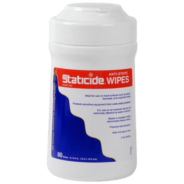 WIPES STATICIDE PREMOISTEND 80CT SWC80 ACL Staticide Inc製｜電子部品・半導体通販のマルツ