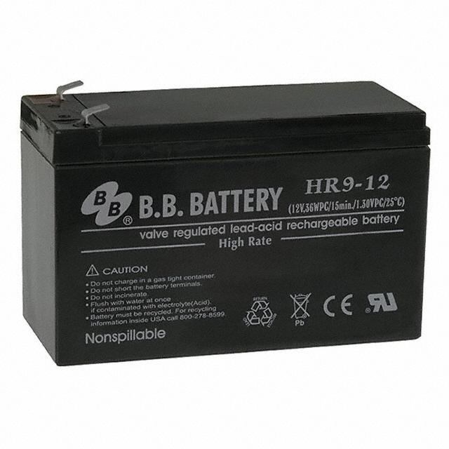 BATTERY LEAD ACID 12V 8AH HR9-12-T2 B B Battery製｜電子部品・半導体通販のマルツ