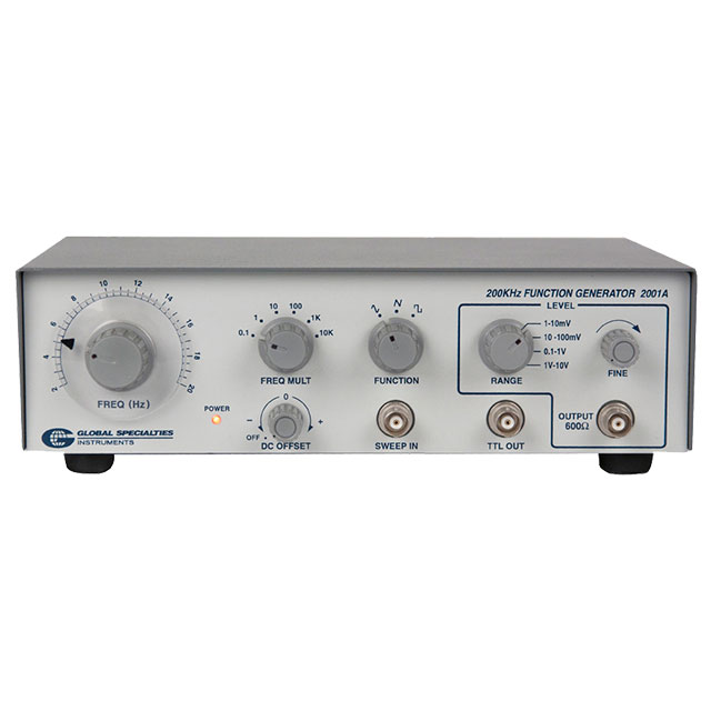 0.2HZ-200 MHZ FUNCTION GENERATOR 2001A Global Specialties製｜電子部品・半導体通販のマルツ