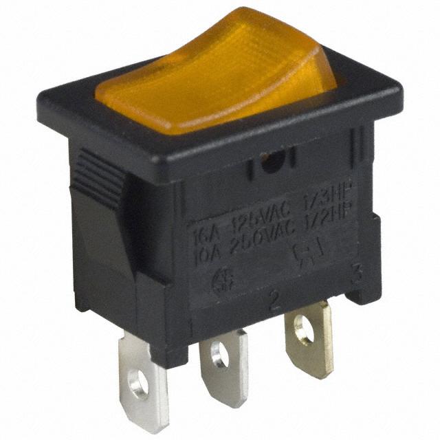 SWITCH ROCKER SPST 16A 125V DA102J3AS215QF7 C&K製｜電子部品・半導体通販のマルツ