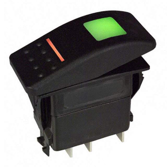 SWITCH ROCKER SPST 20A 12V V1D2GHNB-AAC00-000 Carling Technologies製｜電子 ...