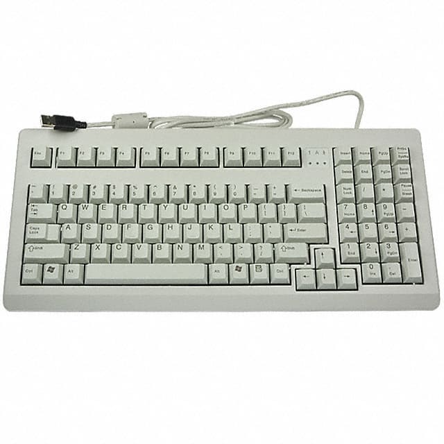 KEYBOARD COMPACT 104 KEY USB GRY G81-1800LUMUS-0 Cherry Americas LLC製 ...