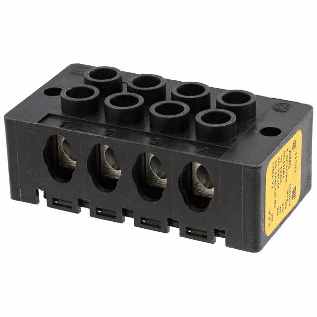 CONN BARRIER STRIP 4CIRC 0.437"" TB200-04SP Eaton - Bussmann Electrical ...