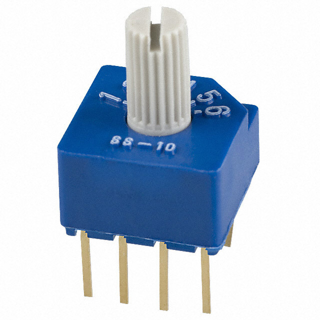 SWITCH ROTARY DIP SP6T 100MA 5V SS-10-16SP-L-AE 日本電産コパル電子製｜電子部品・半導体通販のマルツ