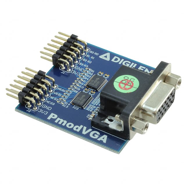 PMOD VGA: VIDEO GRAPHICS ARRAY 410-345 Digilent製｜電子部品・半導体通販のマルツ