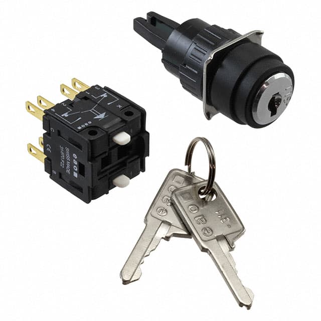 KEYLOCK SWITCH 3 POSITIONS MAIN- 51-372.F22D｜電子部品・半導体通販のマルツ