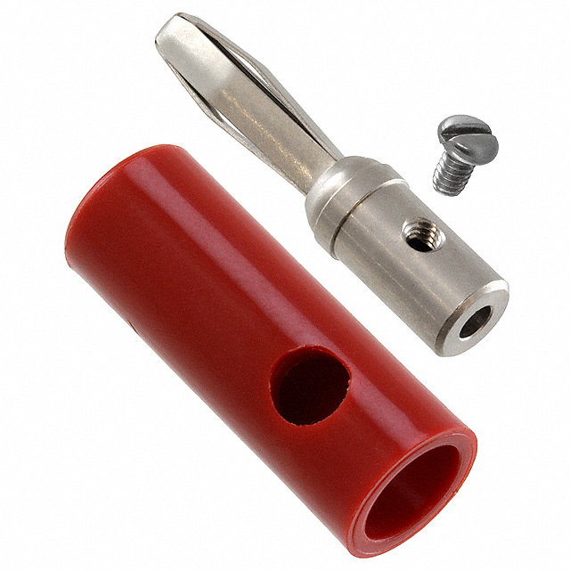 CONN BANANA PLUG SOLDERLESS RED 108-1702-101 Cinch Connectivity ...