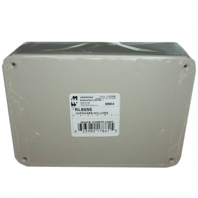 BOX ABS GRAY 6.89""L X 4.92""W RL6555 Hammond Manufacturing製｜電子部品・半導体通販のマルツ