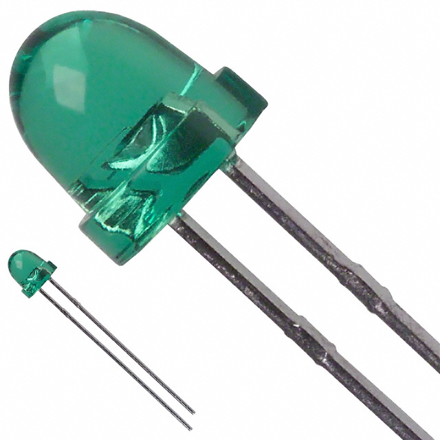 LED GREEN CLEAR T-1 3/4 T/H SSL-LX5063LGT Lumex Opto/Components Inc.製 ...