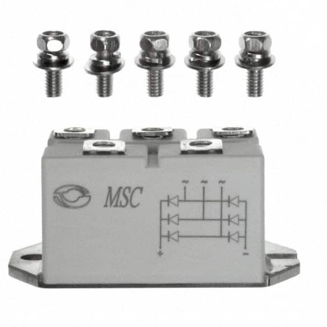 BRIDGE RECT 3PHASE 1.2KV 50A SM2 MSD52-12 Microsemi製｜電子部品・半導体通販のマルツ