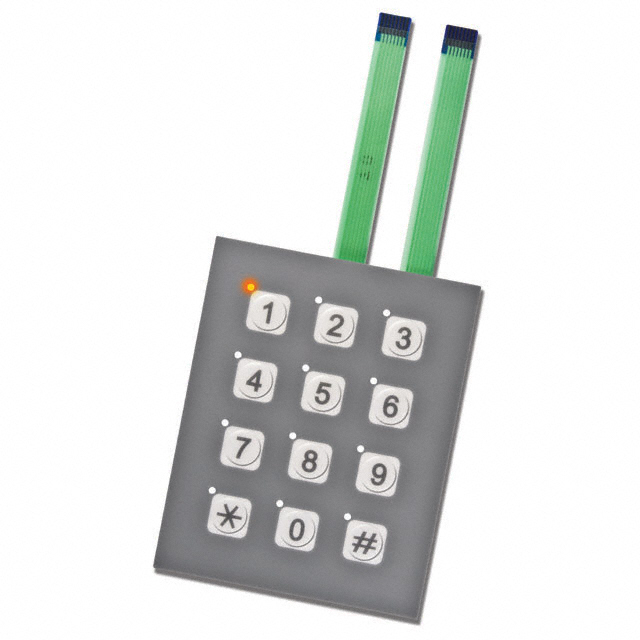 SWITCH KEYPAD 12 KEY 0.02A 24V FMBP12BF NKKスイッチズ製｜電子部品・半導体通販のマルツ