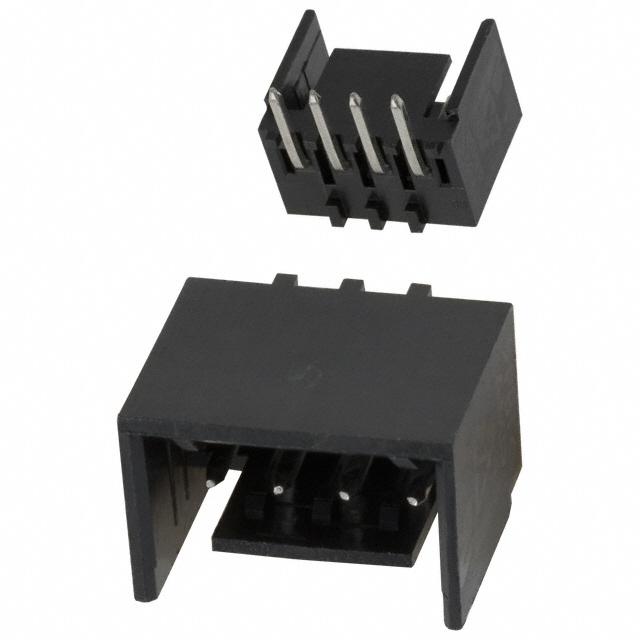CONN HEADER R/A 4POS 2.54MM 2-644488-4 AMP Connectors / TE Connectivity ...
