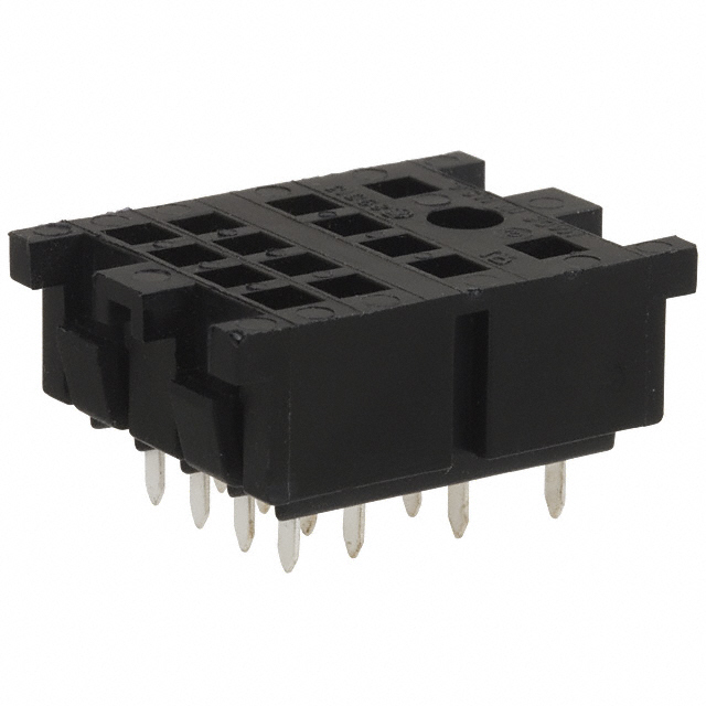 RELAY SOCKET 14 POS THROUGH HOLE 27E023 TE Connectivity(Tyco ...