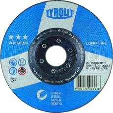 TYROLIT オフセット砥石 プレミアムタイプ 125mm #30 5313 -製｜電子部品・半導体通販のマルツ