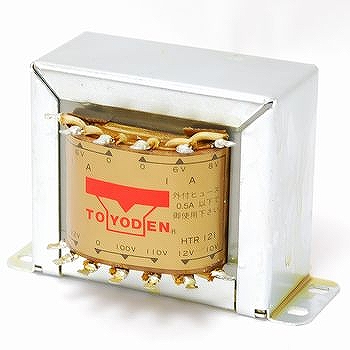 トランス 単相：複巻 1次：100V系 2次：18V 2A センタータップ HT1822 TOYOZUMI製｜電子部品・半導体通販のマルツ
