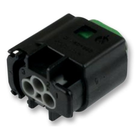 HOUSING RECEPTACLE MICRO QUADLOK 3WAY 2-967642-1 TE Connectivity(Tyco ...