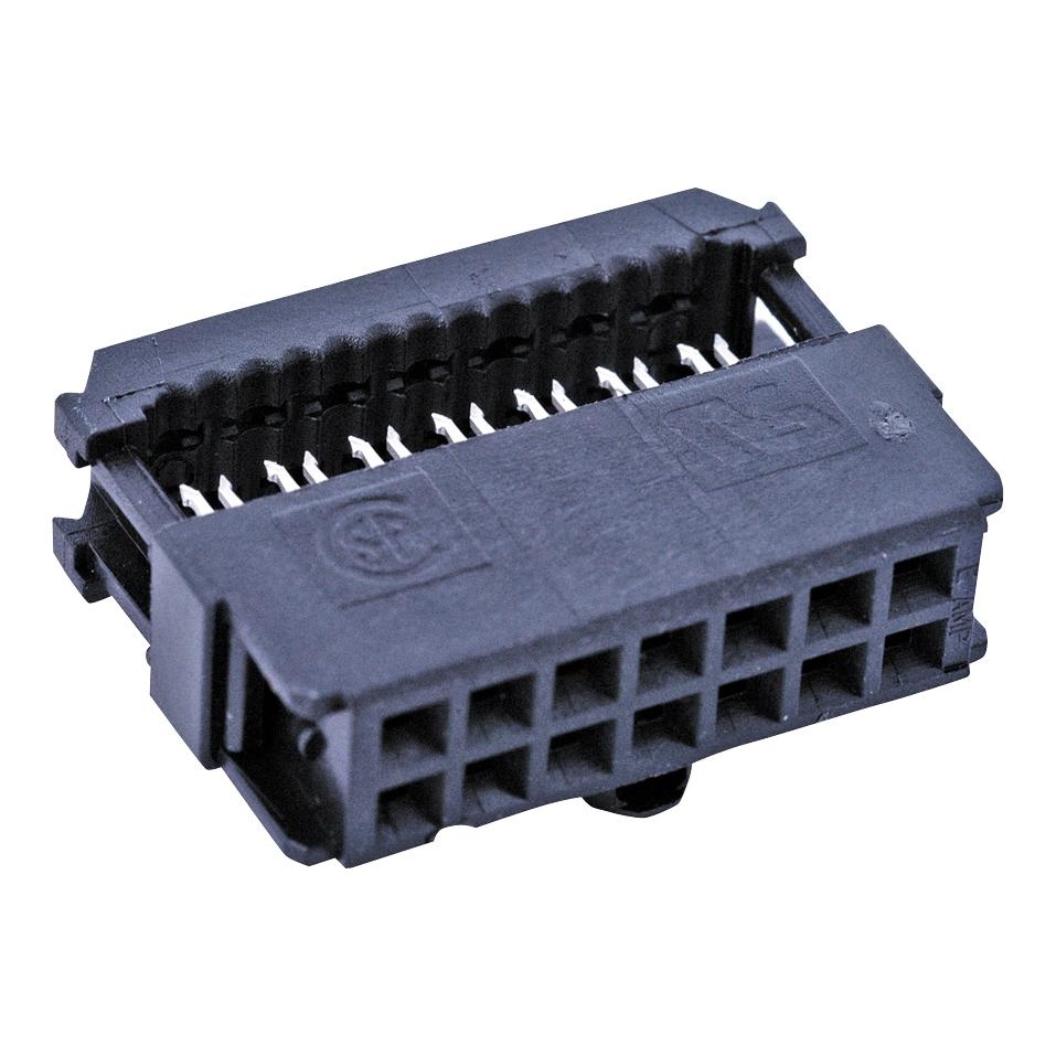 CONNECTOR RCPT 16POS 2ROW 2.54MM 1658622-3 AMP Connectors / TE ...