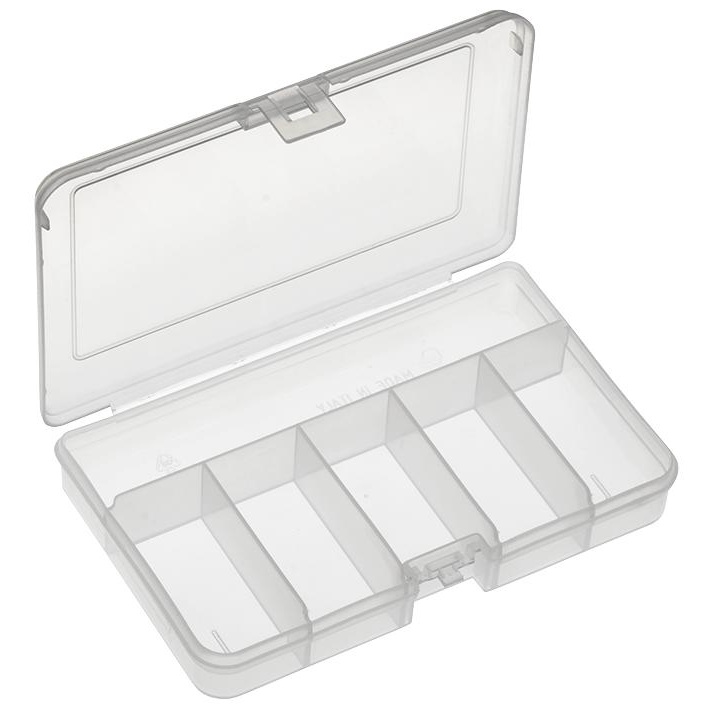 STORAGE BOX 5 COMPARTMENT TRANSPARENT 101BTN Multicomp Pro製｜電子部品・半導体通販のマルツ