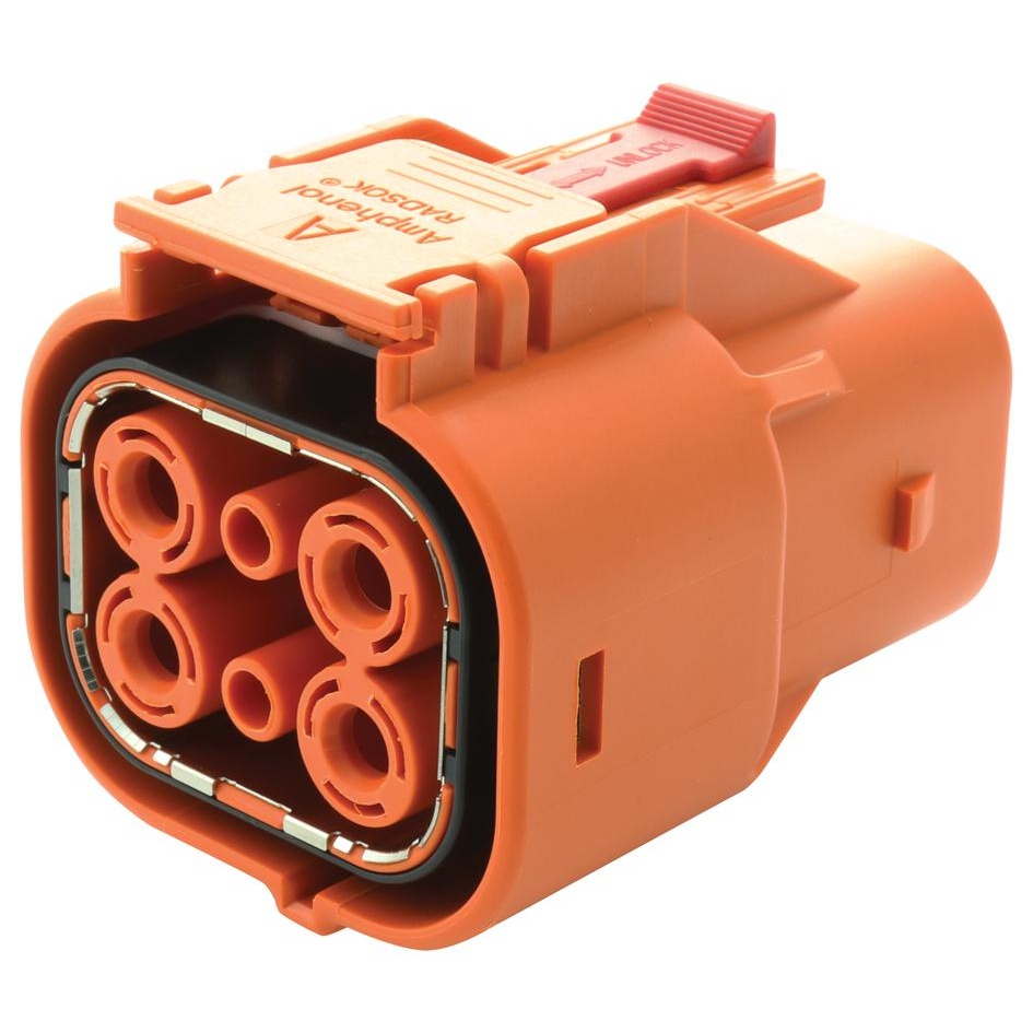 POWER CONNECTOR PLUG 4POS 11.1MM ELP4A2 Amphenol Industrial Operations製 ...