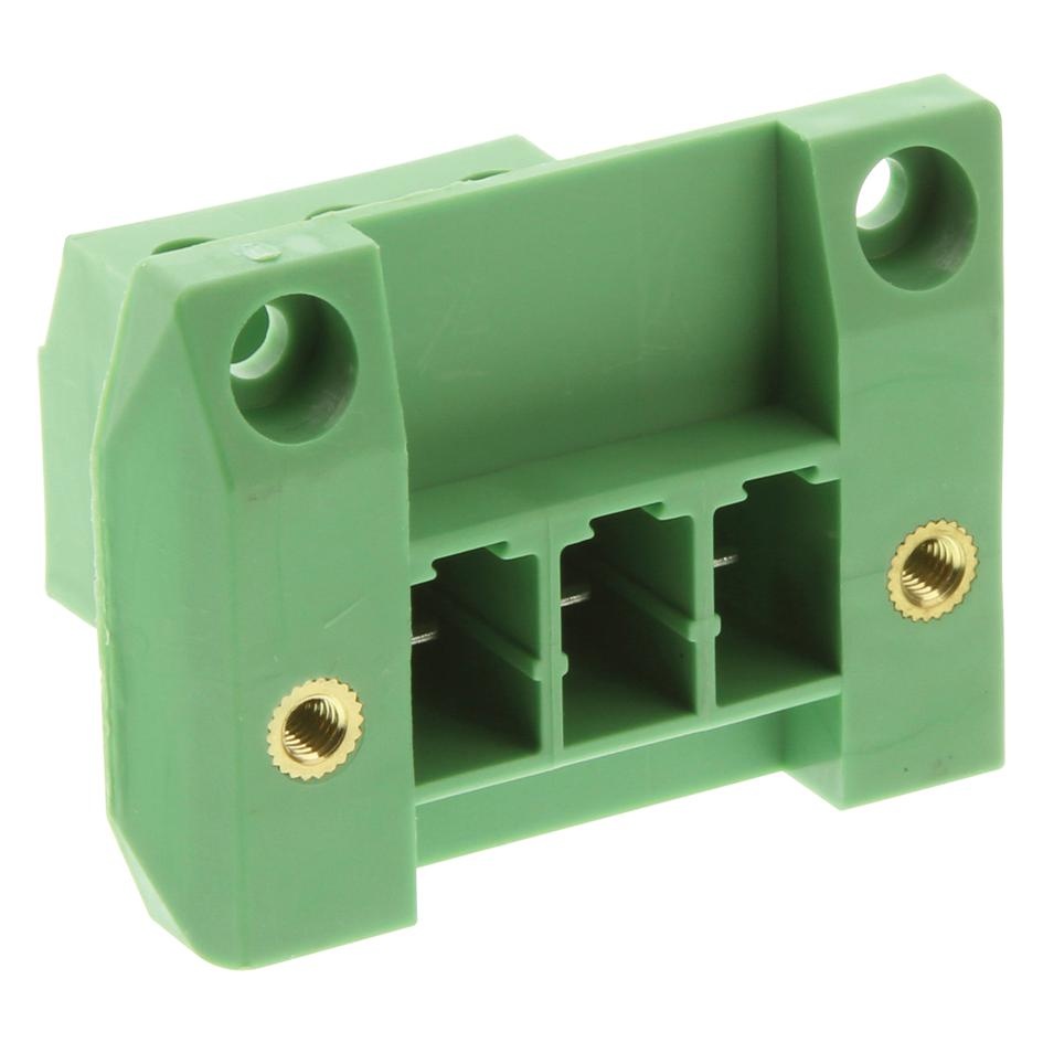 TERMINAL BLOCK HDR 3POS SCREW CLAMP DFK-PC 4/ 3-GF-7.62 フェニックス・コンタクト製 ...