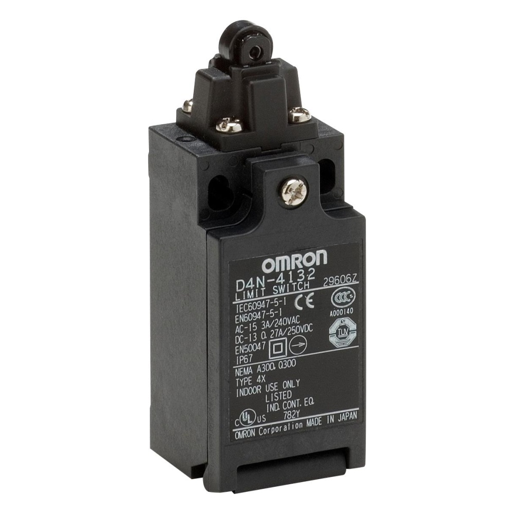 LIMIT SWITCH SPST-NC/NO 240VAC 3A D4N4132 OMRON製｜電子部品・半導体通販のマルツ