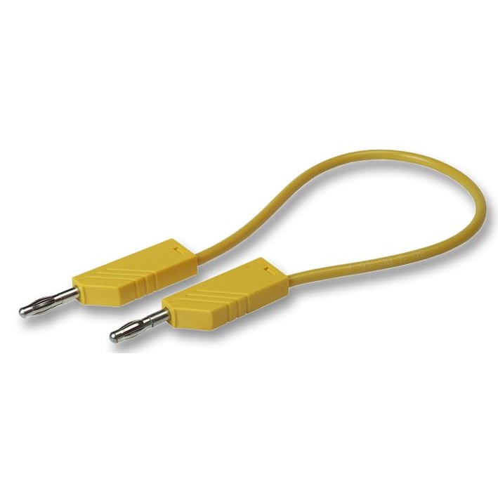 TEST LEAD YELLOW 1M 60V 16A 934062103 HIRSCHMANN TEST AND MEASUREMENT製 ...