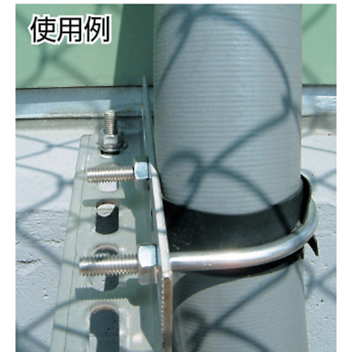 PC管用Uボルト クロメート 呼び径65A ねじ径W3/8 TPCU-BT65A トラスコ製｜電子部品・半導体通販のマルツ