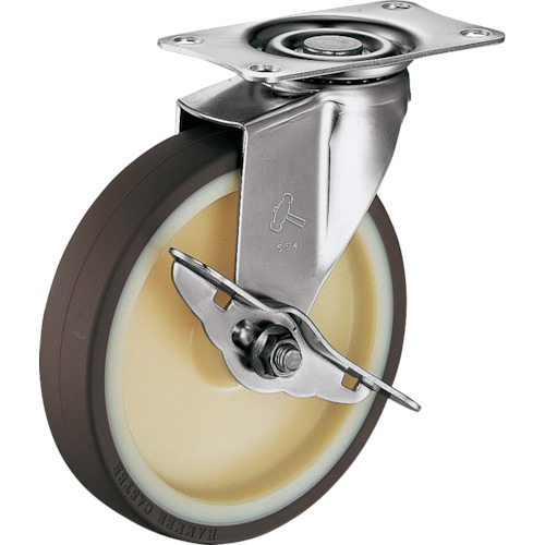 Eシリーズオールステンレス自在SP付ウレタンB車100mm 315E-UB100-BAR01 ハンマーキャスター製｜電子部品・半導体通販のマルツ