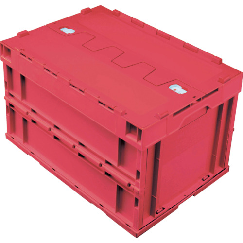 ロック付フタ一体型オリコン OC-50L レッド 5LRFSR 積水テクノ成型製｜電子部品・半導体通販のマルツ