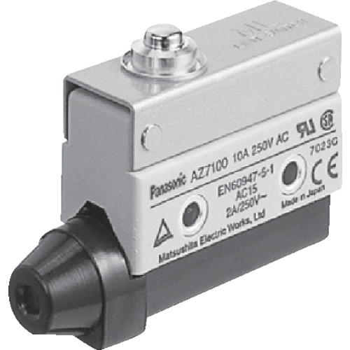 MLミニリミットスイッチ 短プッシュプランジャ AZ7100 パナソニック デバイスSUNX製｜電子部品・半導体通販のマルツ