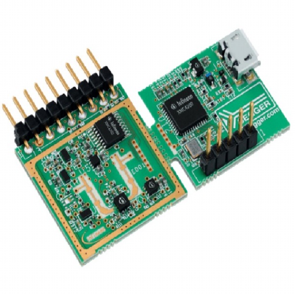 Radar demo board based on the BGT24LTR11 DEMO-SENSE2GOL インフィニオン製｜電子部品 ...