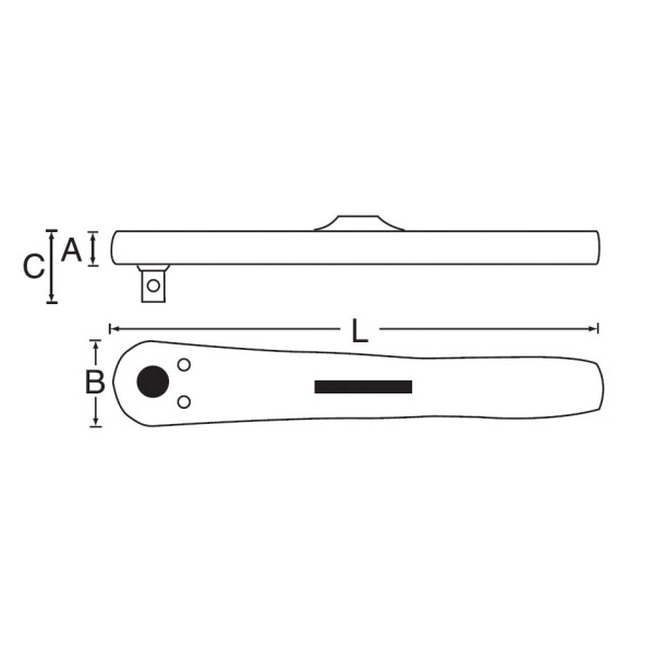 13561 1/2DR BOXER ラチェットハンドル 13561 SIGNET製｜電子部品・半導体通販のマルツ
