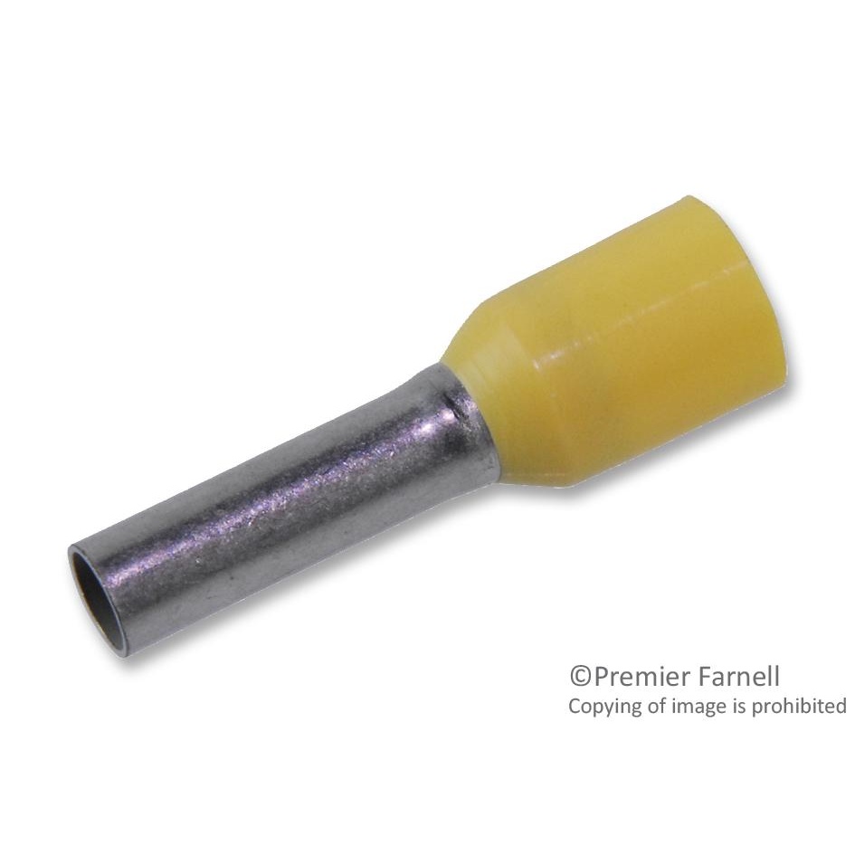 TERMINAL FERRULE 8 X 2.05MM YELLOW 216-205 WAGO製｜電子部品・半導体通販のマルツ